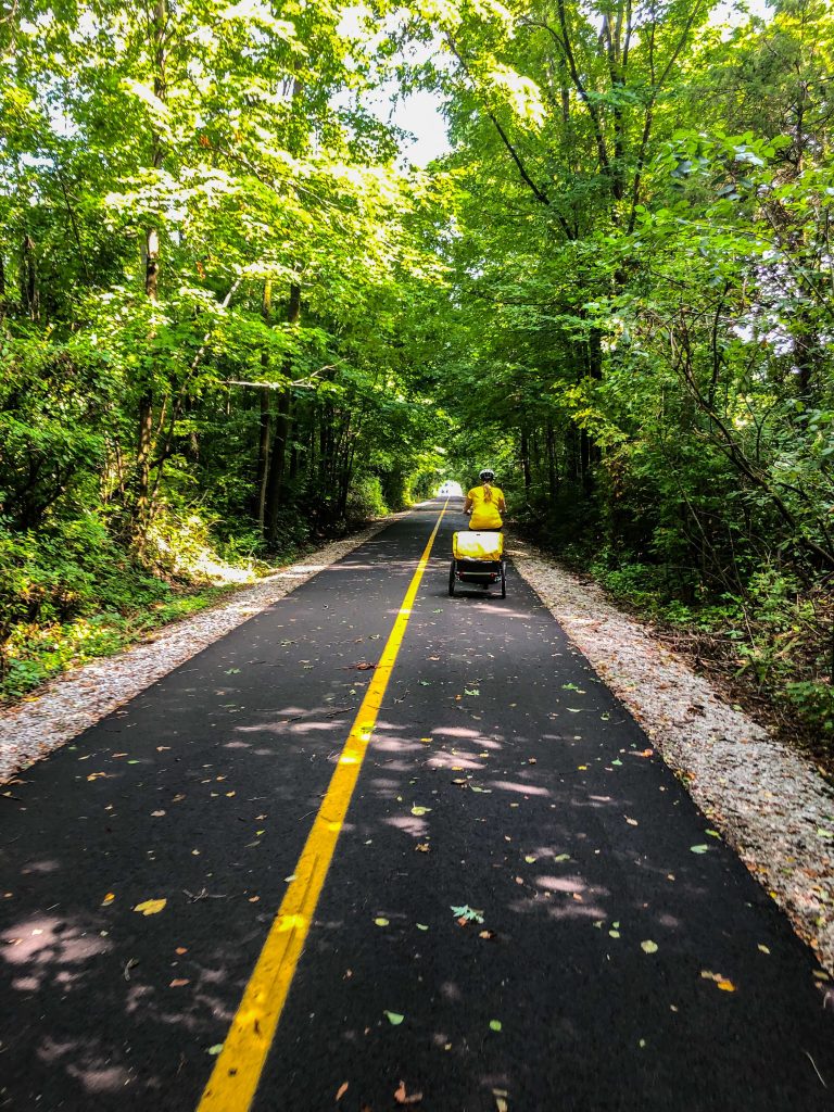 The Monon Trail: A Guide To Biking Through Hamilton County, Indiana.