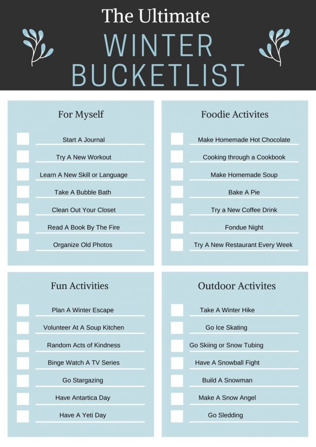 40 Winter Bucket List Ideas